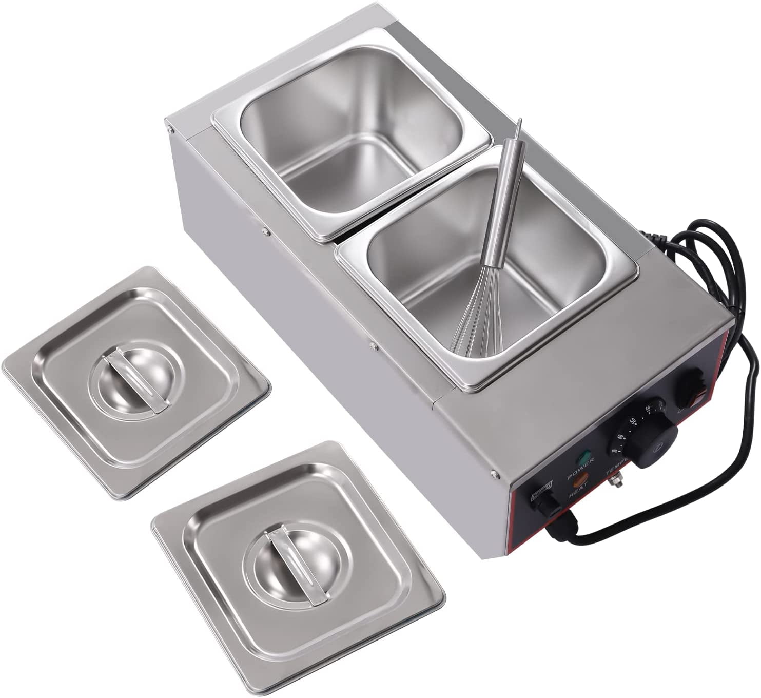 Miumaeov 6L Chocolate Tempering Machine Electric Melting Pots Stainless ...