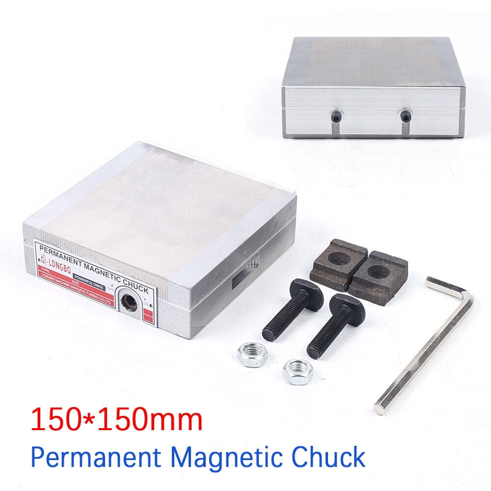 Miumaeov 6x6 inch Permanent Magnetic Chuck EDM Fine Pole Surface ...