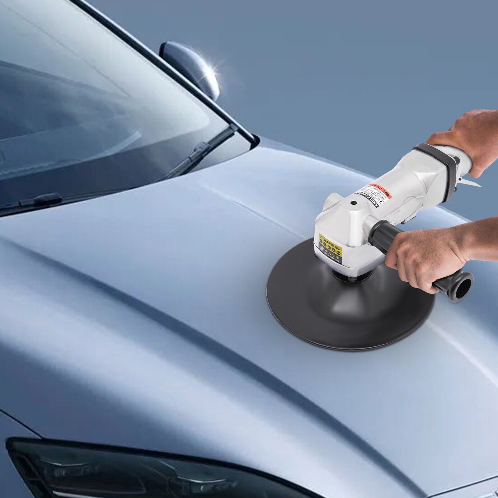 Miumaeov 7-inch Air Angle Sander Pneumatic Grinder Polishing Machine ...