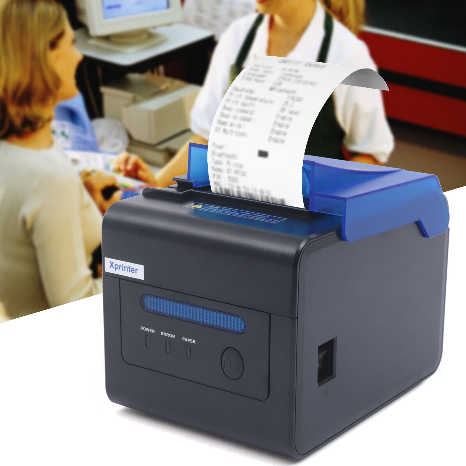 Miumaeov 80mm Thermal Receipt Printer with Auto Cutter USB Ethernet ...