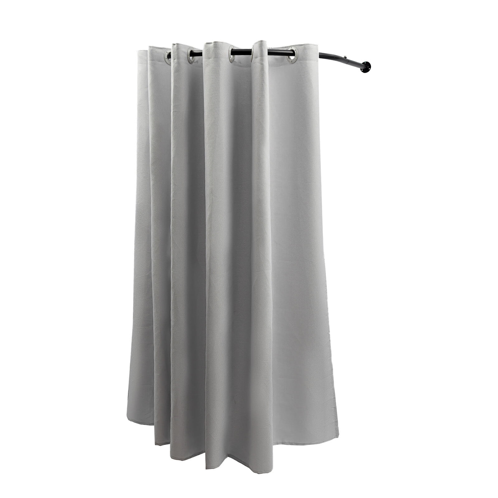 Miumaeov 95cm Grey U-shaped Clothing Store Dressing Room Privacy ...