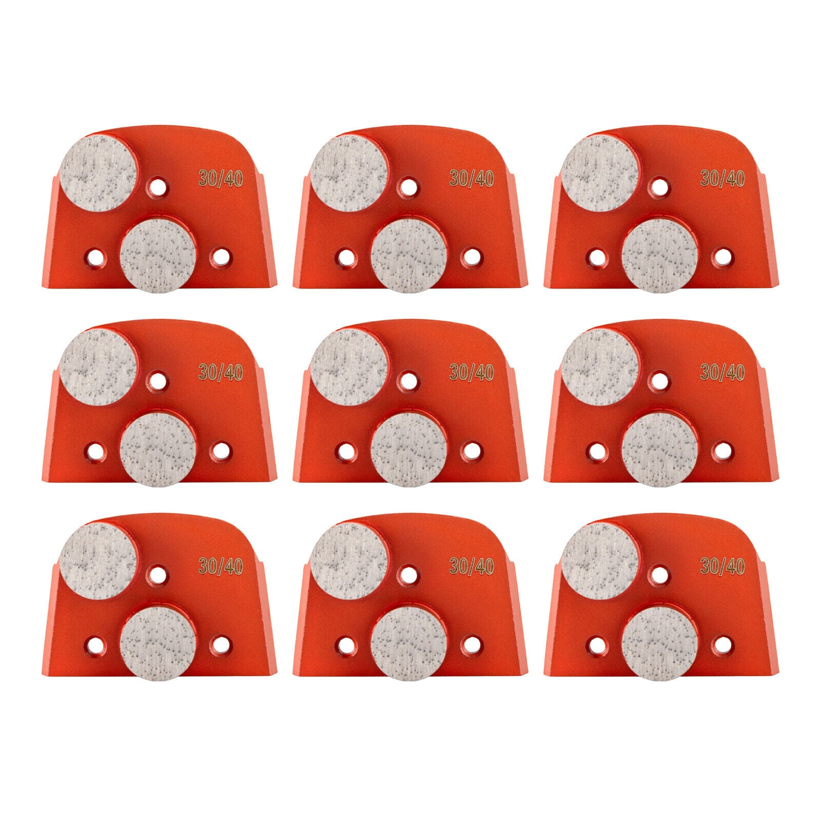 Miumaeov 9pcs Grinder Wheel Grit 30/40 Concrete Floor Grinding Machine ...
