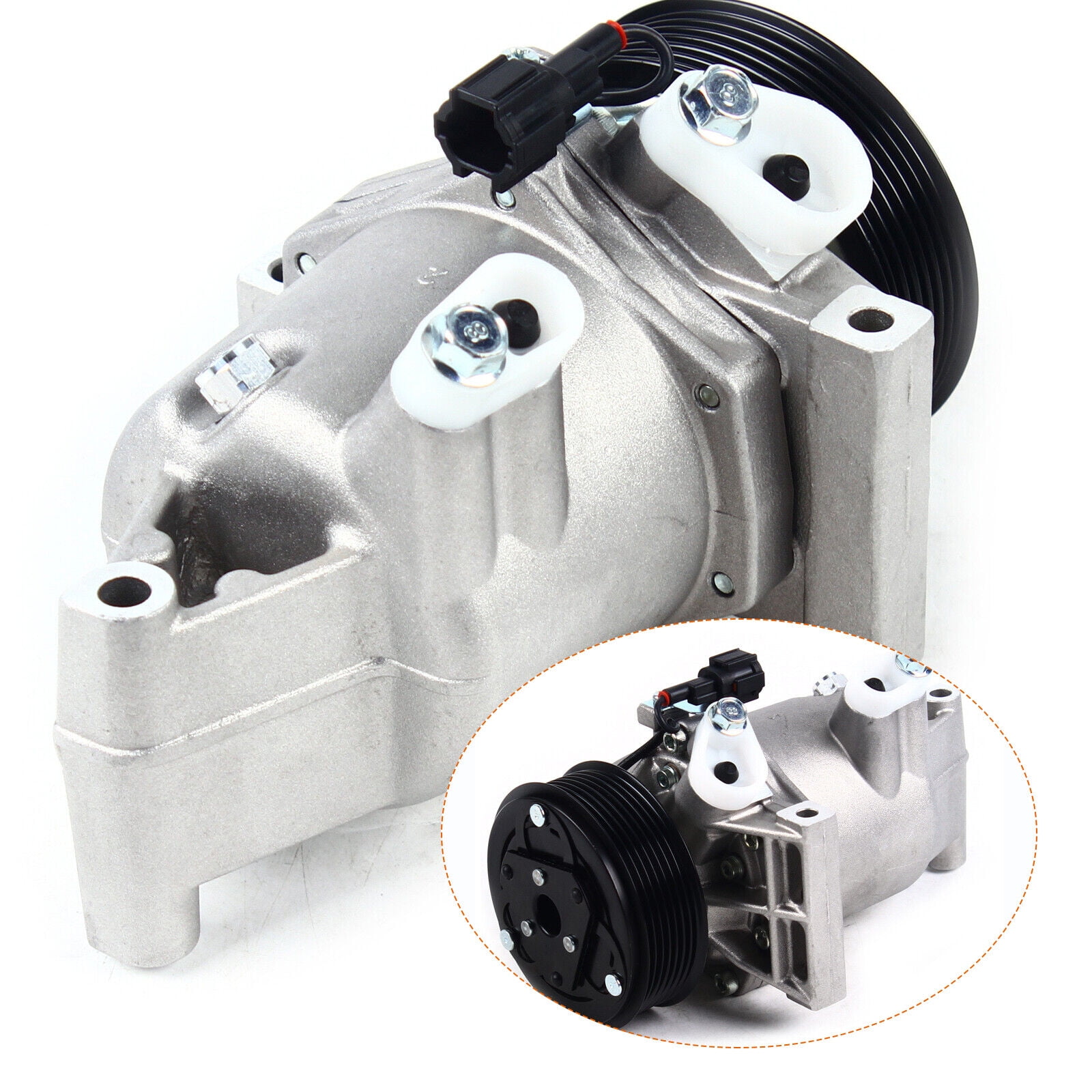 Miumaeov A/C Compressor w/Clutch For Nissan Versa Juke 1.6L 2012 2013 ...