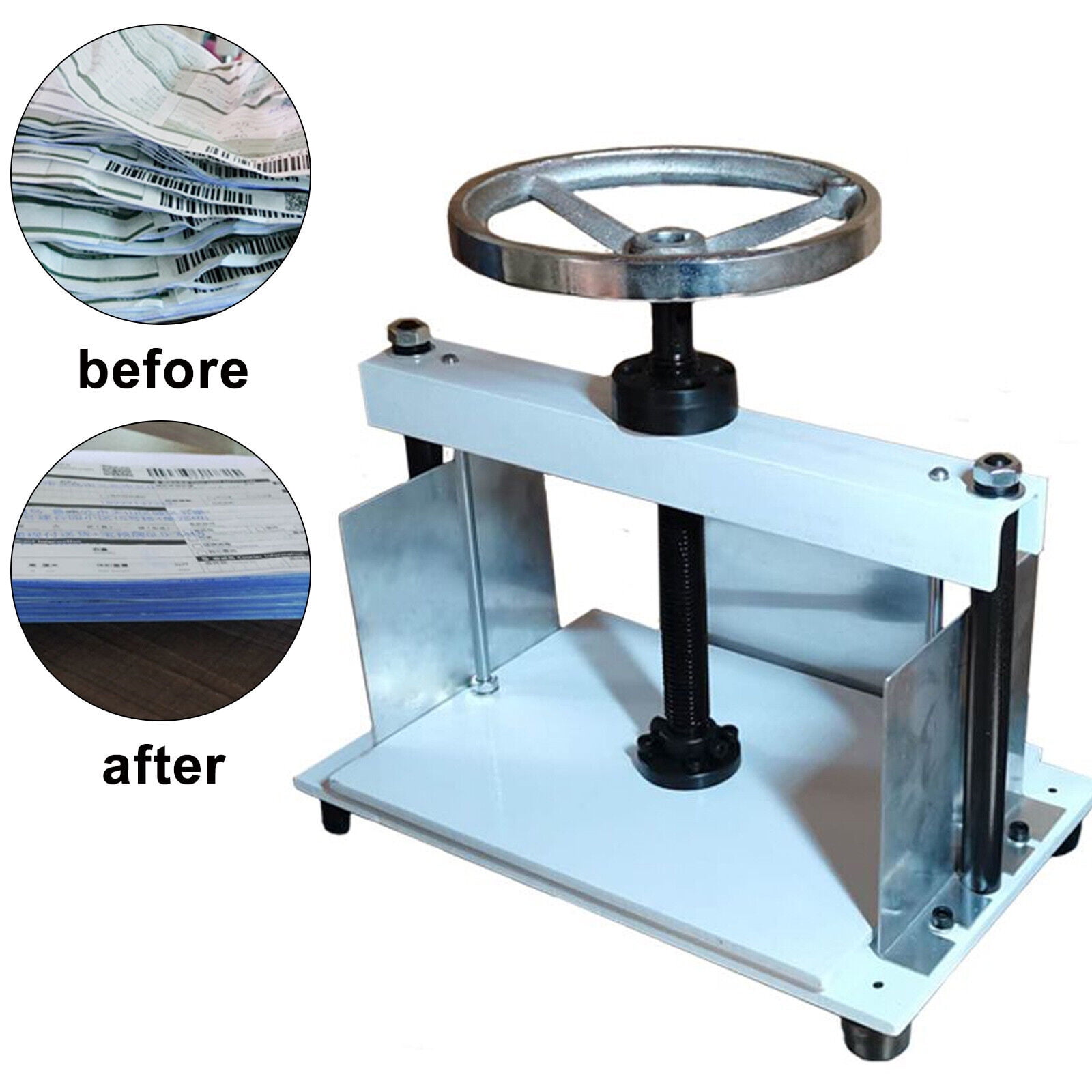 Miumaeov A4 Manual Press Machine Heavy Duty Flattener Paper Book ...