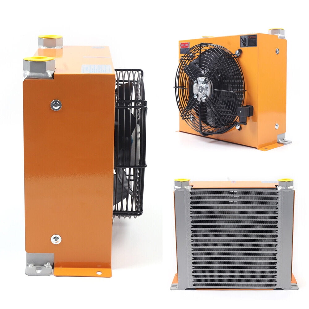 Miumaeov AH1012T-CA Industrial Hydraulic Oil Cooler W/Heat Dissipation Flow Fan Radiator ...