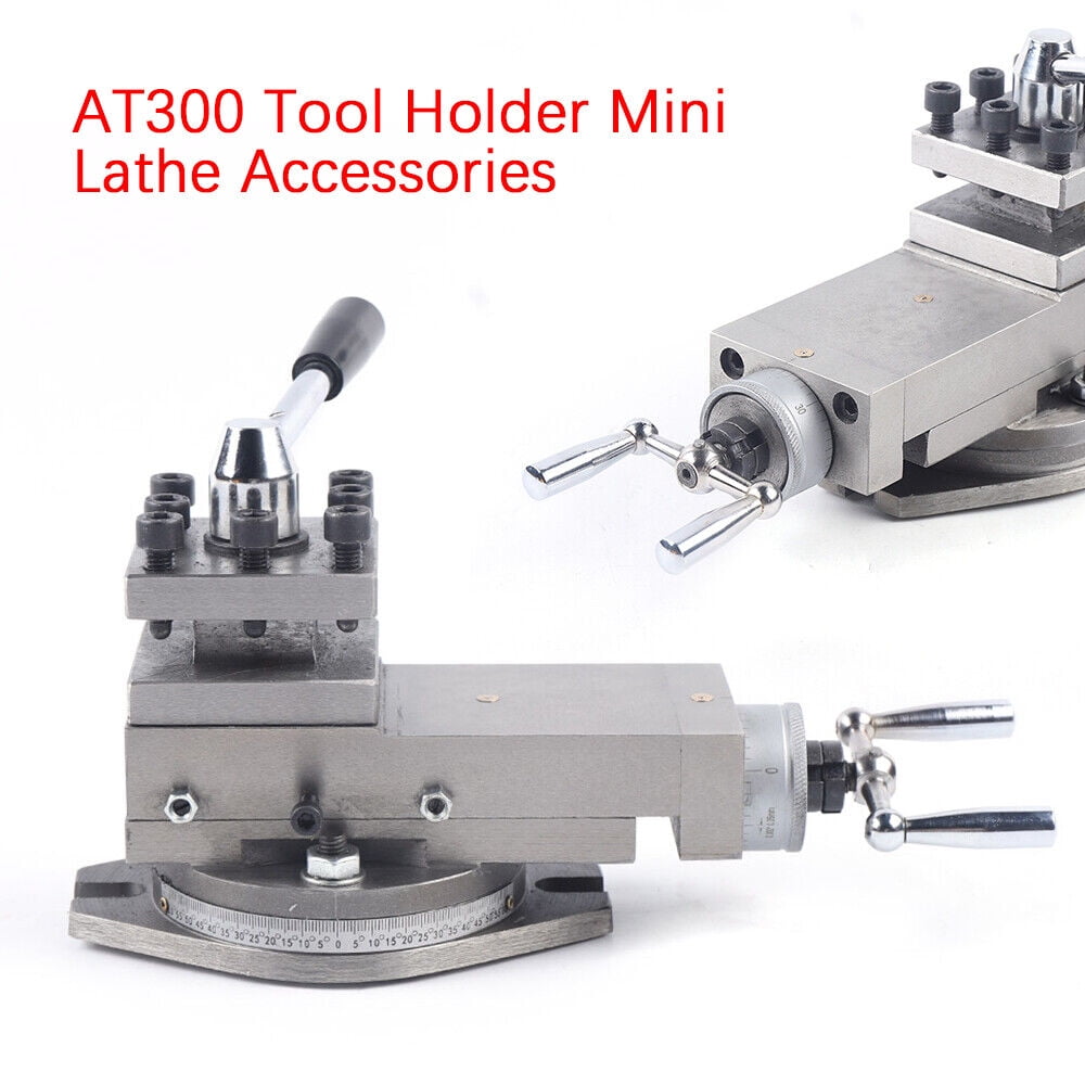 Miumaeov AT300 Mini Lathe Tool Holder Post Assembly Metal Lathe ...