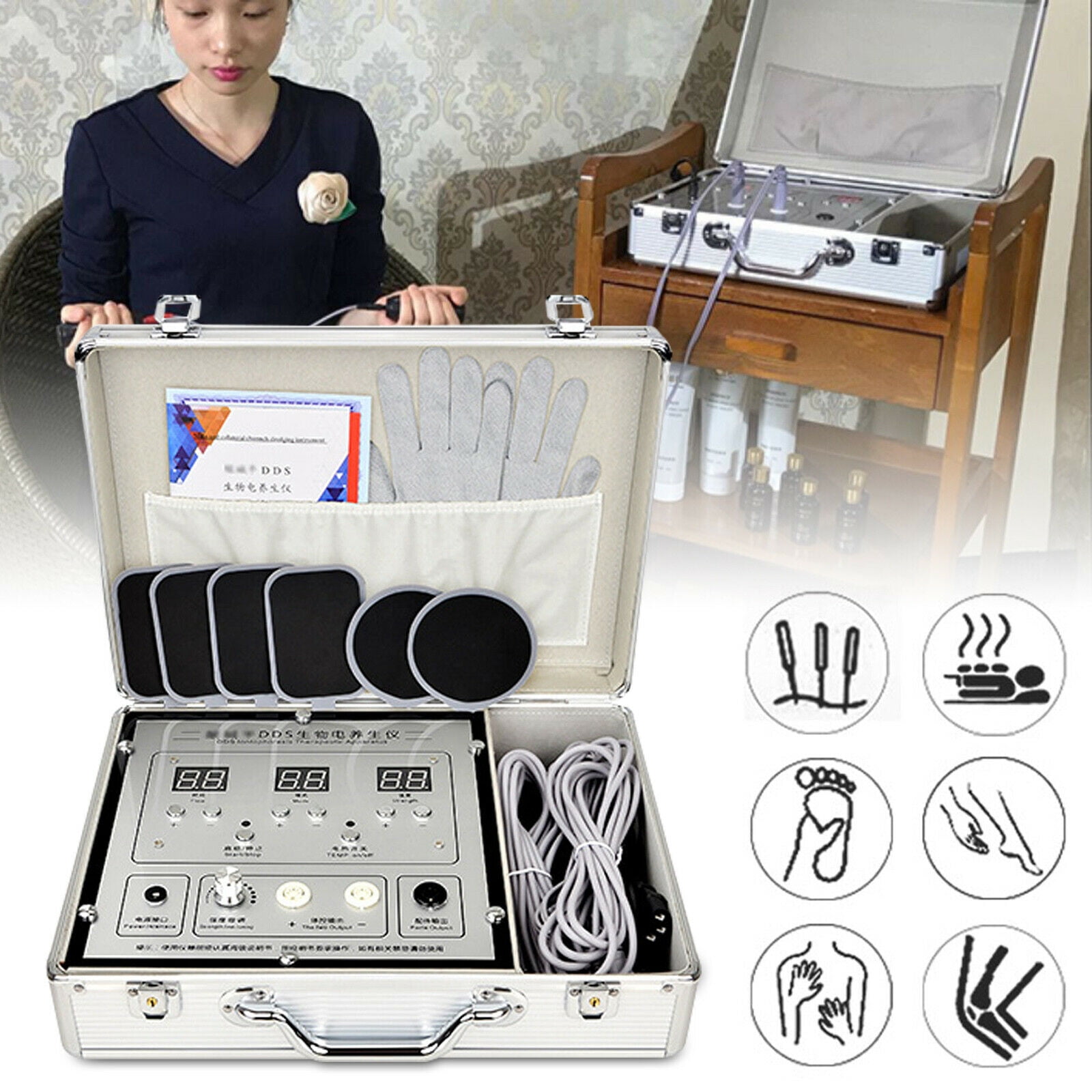 Miumaeov Acid-base Flat DDS Massager Electrotherapy Bioelectric ...
