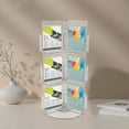 Miumaeov Acrylic Brochure Holder 3 Tier 18 Pockets Clear Literature ...