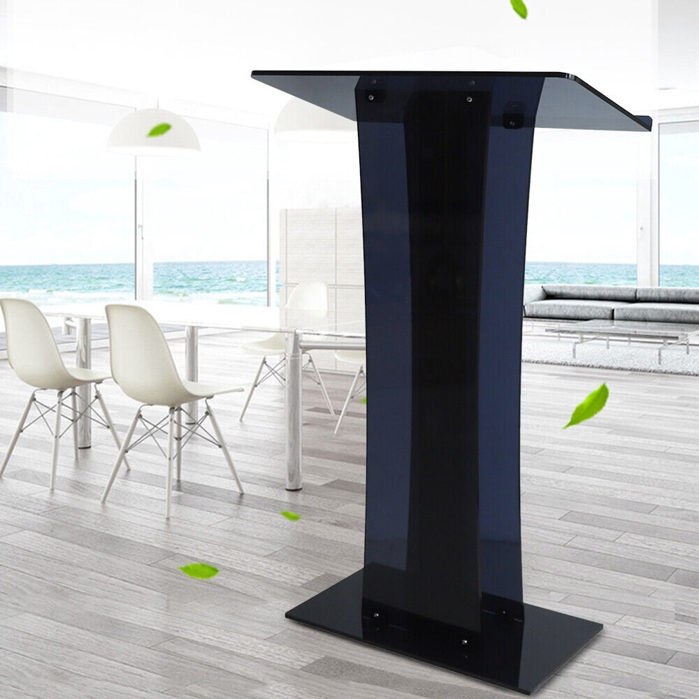 Miumaeov Acrylic Podium, Clear Lectern for Church, Wedding, Restaurant ...