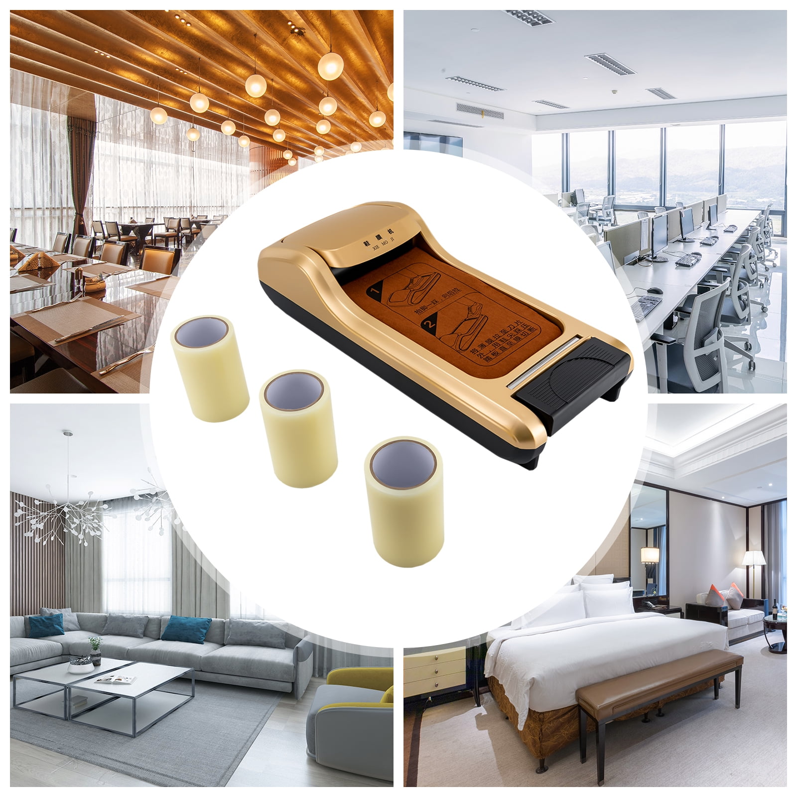 Miumaeov Automatic Shoe Dispenser Smart Shoe Film Machine Overshoe ...