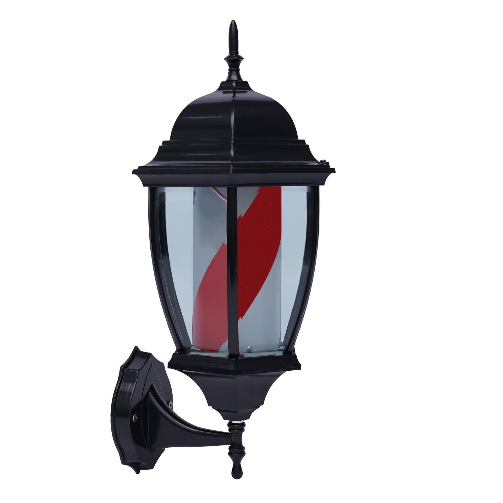 Miumaeov Barber Pole LED Glowing Light Hair Salon Barber Shop Open Sign ...