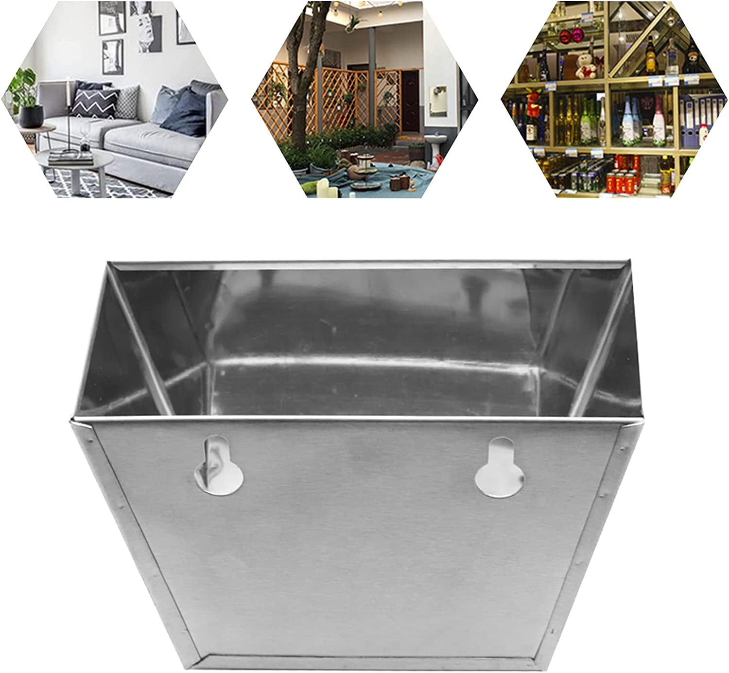 Miumaeov Beer Bottle Cap Storage Bucket Stainless Steel Wall Mount Beer ...
