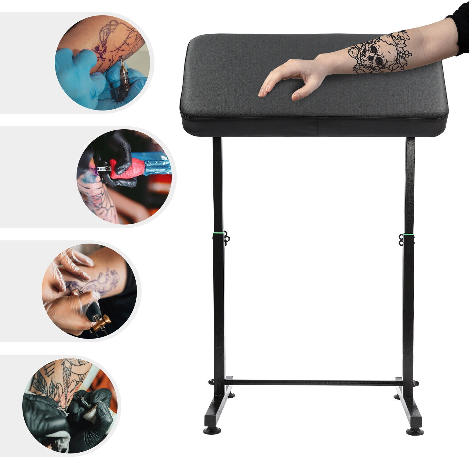 Miumaeov Black Armrest Stand Adjustable Height Arm Bracket Multi Angle ...