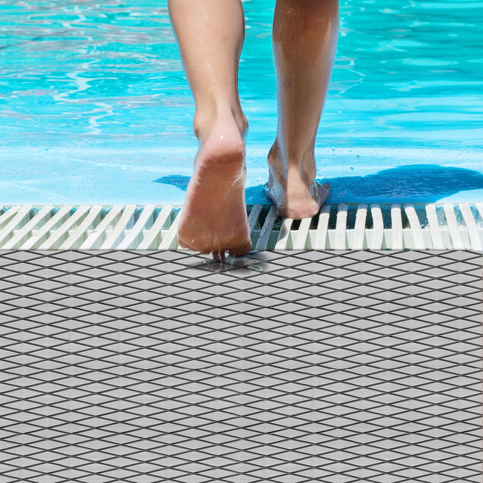 Miumaeov Boat Decking Self-Adhesive Non-Skid Mat EVA Foam Decking Sheet ...