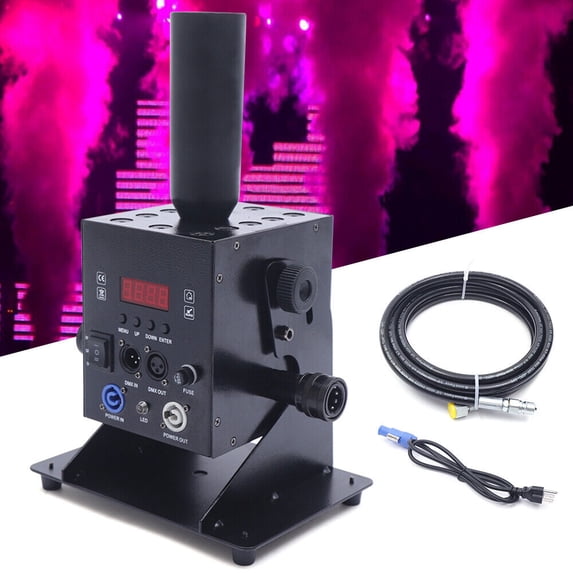 Miumaeov CO2 Jet Cannon Fog Machine LED RGB CO2 Gun Smoke Fogger Stage ...