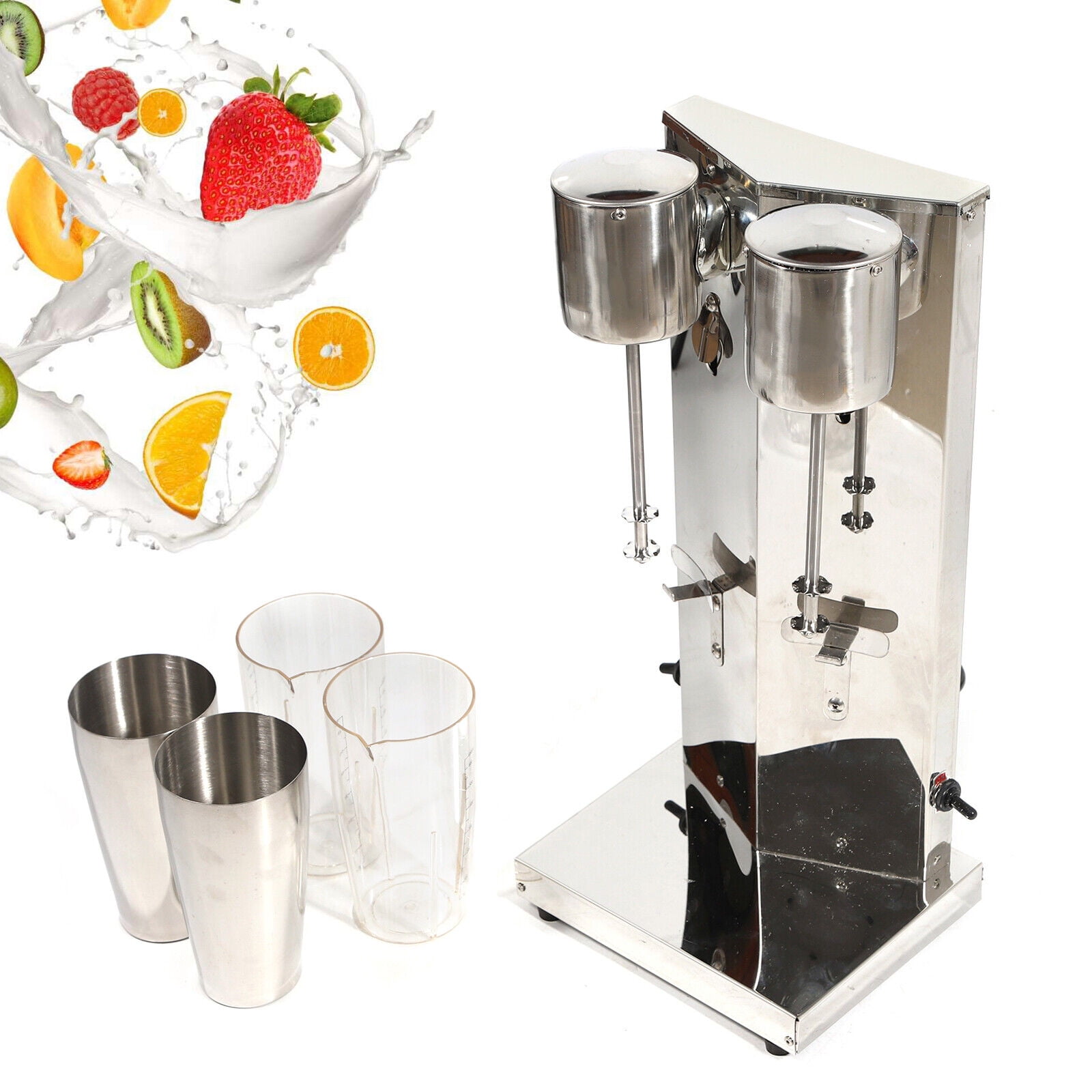 Miumaeov Commercial Electric Milkshake Maker Ice Cream Mixer Smoothie ...
