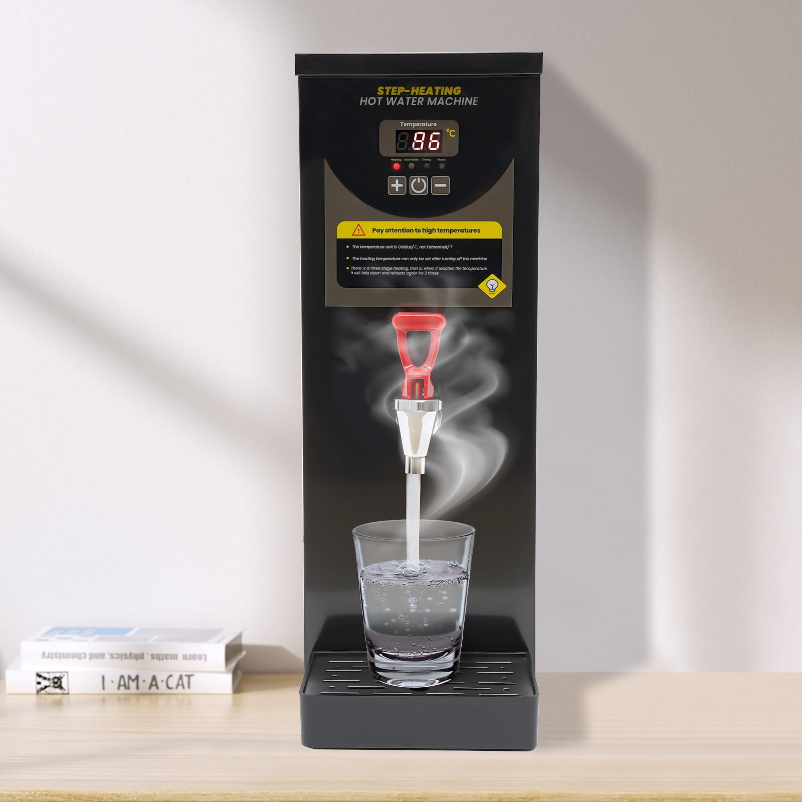 Miumaeov Commercial Electric Water Boiler Step-Heating Hot Water ...