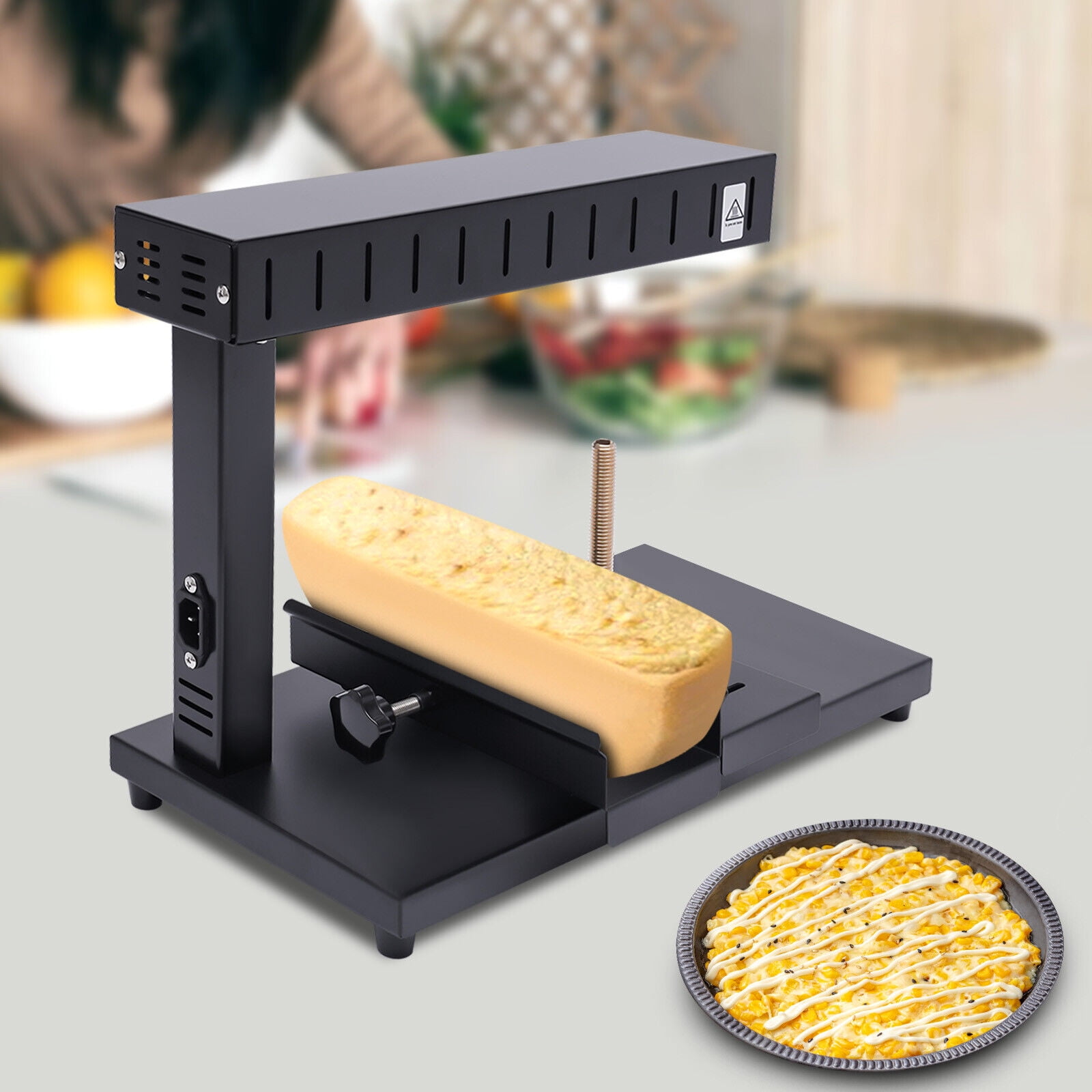 Miumaeov Commercial Raclette Cheese Melter A Half of Cheese Wheel ...