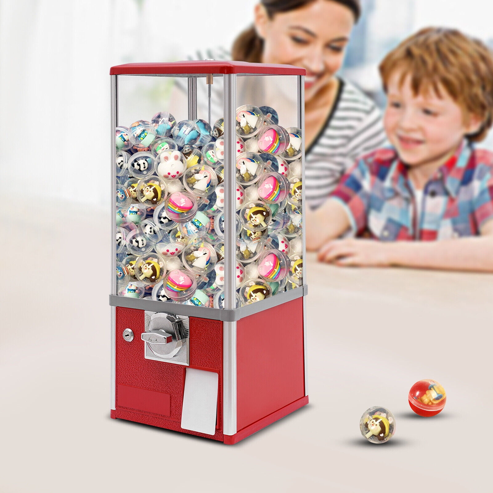 Miumaeov Commercial Vending Machine 25 Cents for 27-45mm Round Candy ...