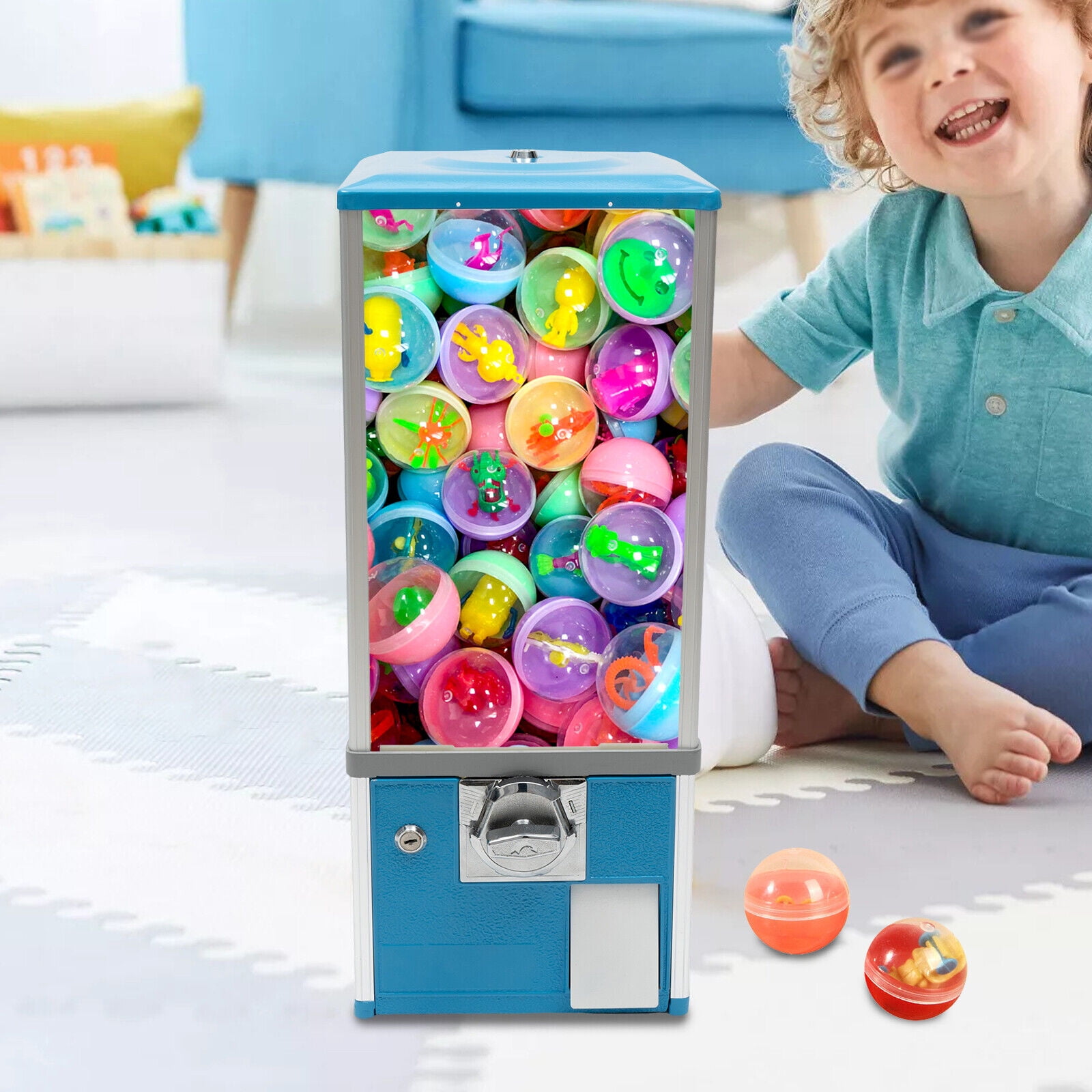 Miumaeov Commercial Vending Machine 25 Cents for 27-45mm Round Candy ...