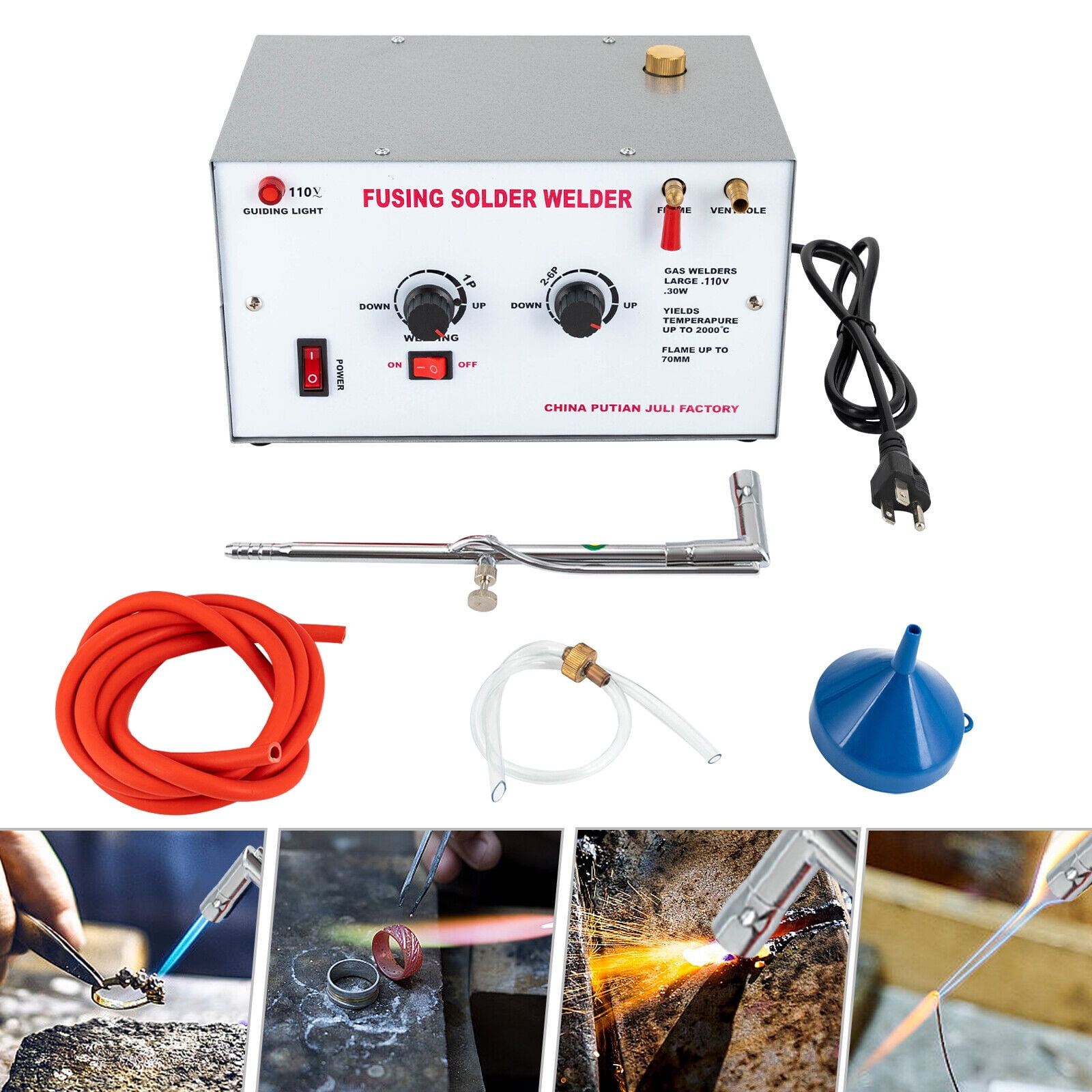 Miumaeov Countertop Welder Gasoline Welding Machine Melting Machine 30W ...