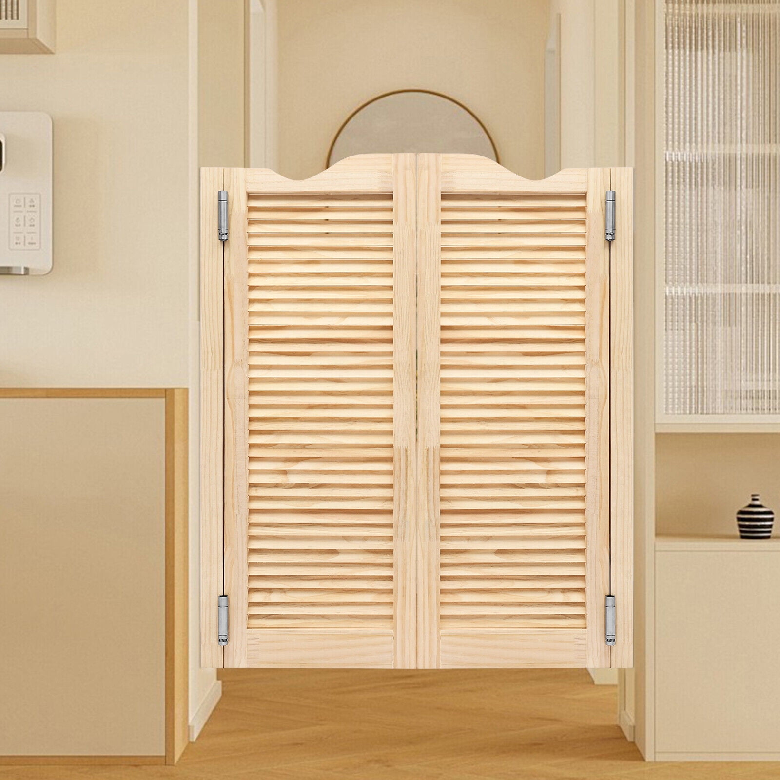 Miumaeov Countryside Partition Door Double Half Door Cafe Door Wood ...