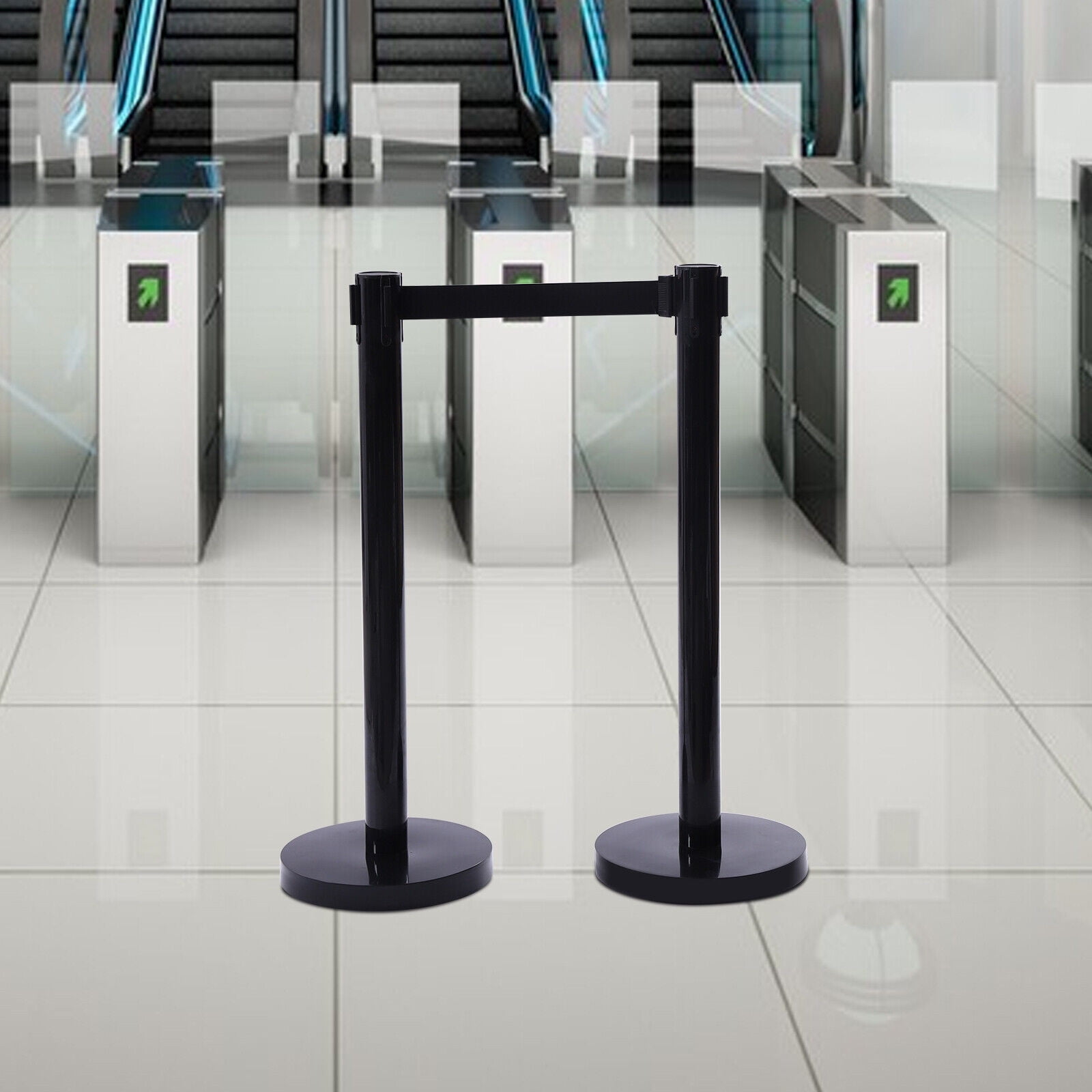Miumaeov Crowd Control Stanchion Set of 2 Pieces Stanchion Retractable ...