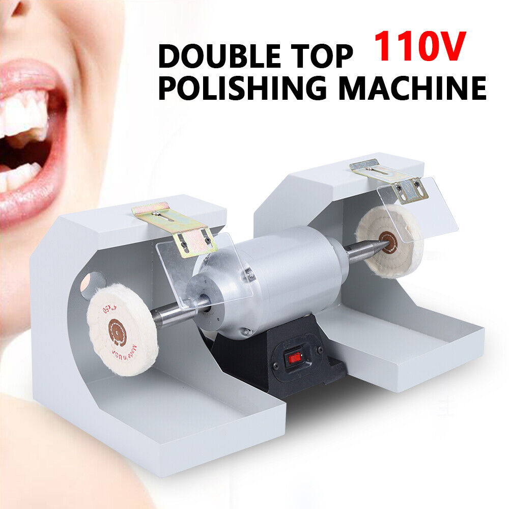 Miumaeov Dental Polishing Lathe Machine Bench Buffing Grinder Lab ...