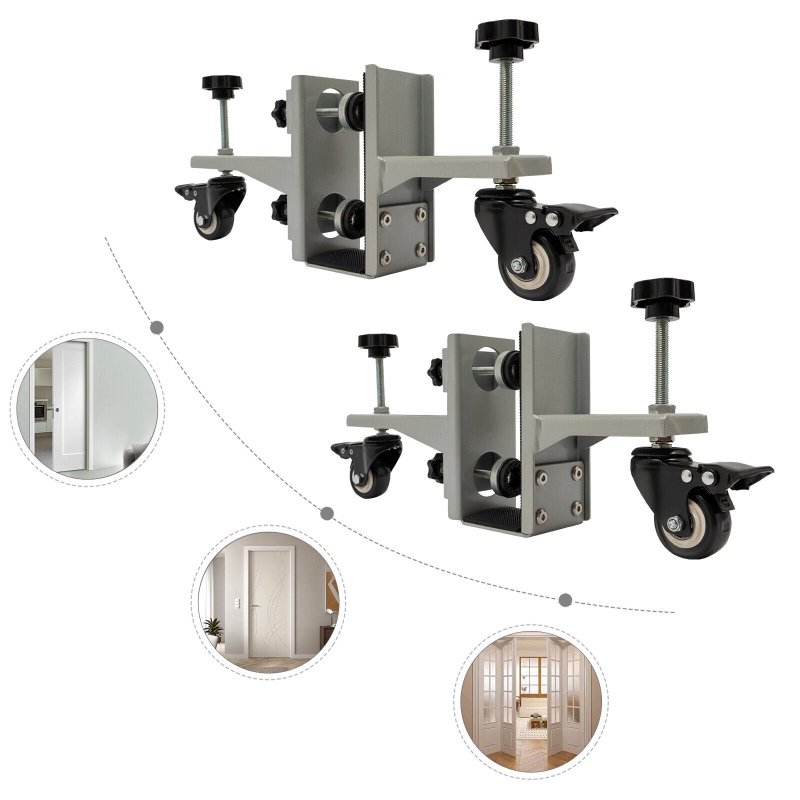Miumaeov Door Installation Tool Door Board Dolly Door Hanging Jig Kits ...