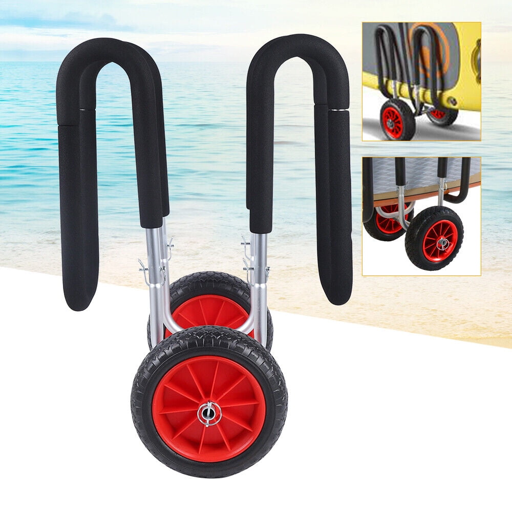 Miumaeov Double SUP Airless Surfboard Transport Cart Paddle Board Stand ...
