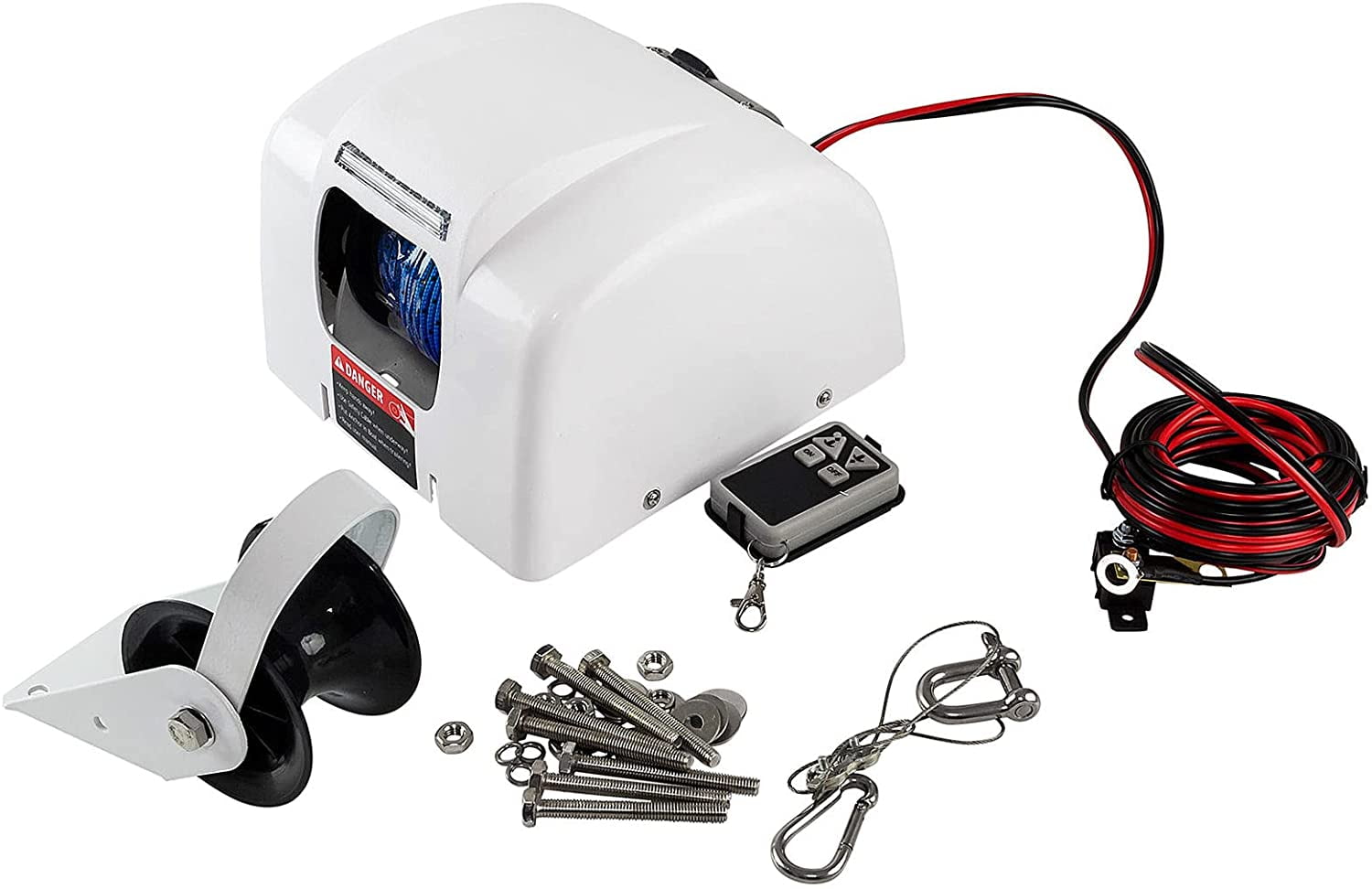 Miumaeov Electric Anchor Winch, Marine Anchor Winch Saltwater Boat ...