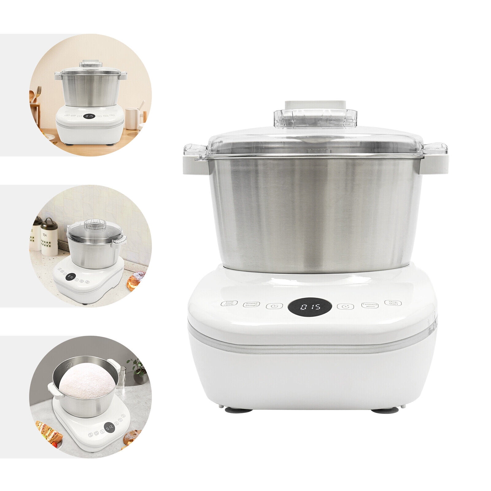 Miumaeov Electric Automatic Dough Maker Dough Mixer Machine Pizza Bread ...