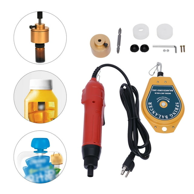 Miumaeov Electric Bottle Capping Machine Manual Screw Capper Cap ...