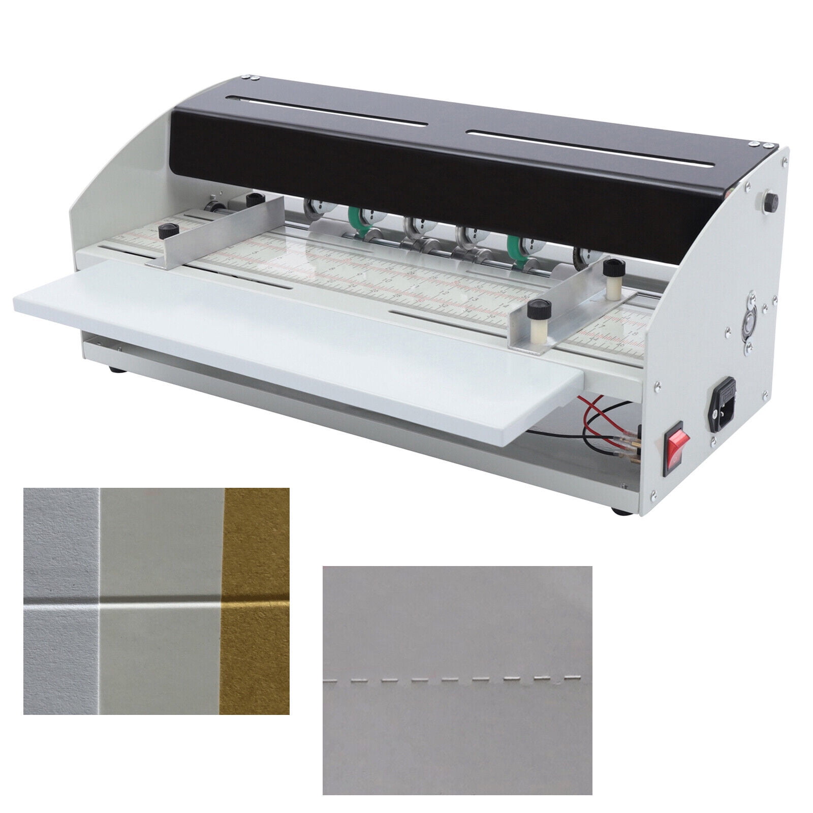 Miumaeov Electric Creasing Machine Paper Creaser Scorer Perforator ...