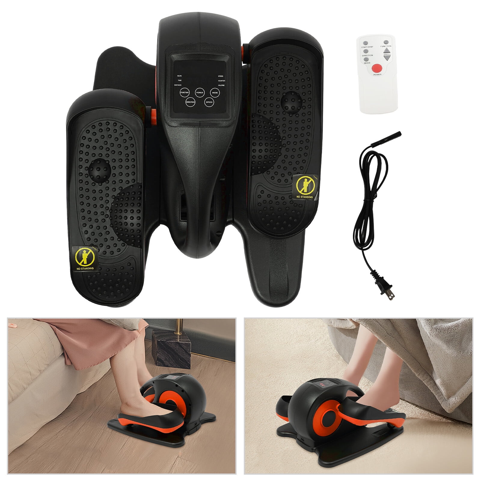 Miumaeov Electric Ellipse Leg Exerciser Under Desk Elliptical Seated ...