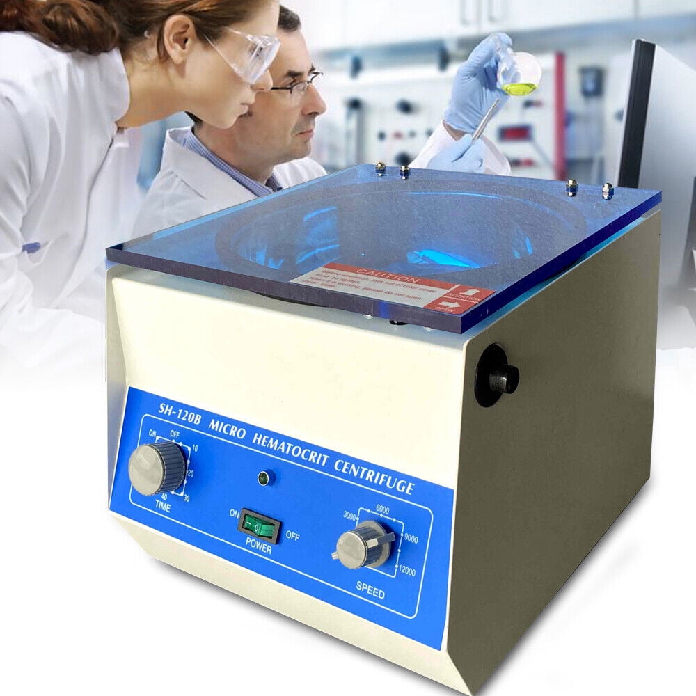 Miumaeov Electric Hematocrit Microhematocrit Centrifuge Digital Lab ...