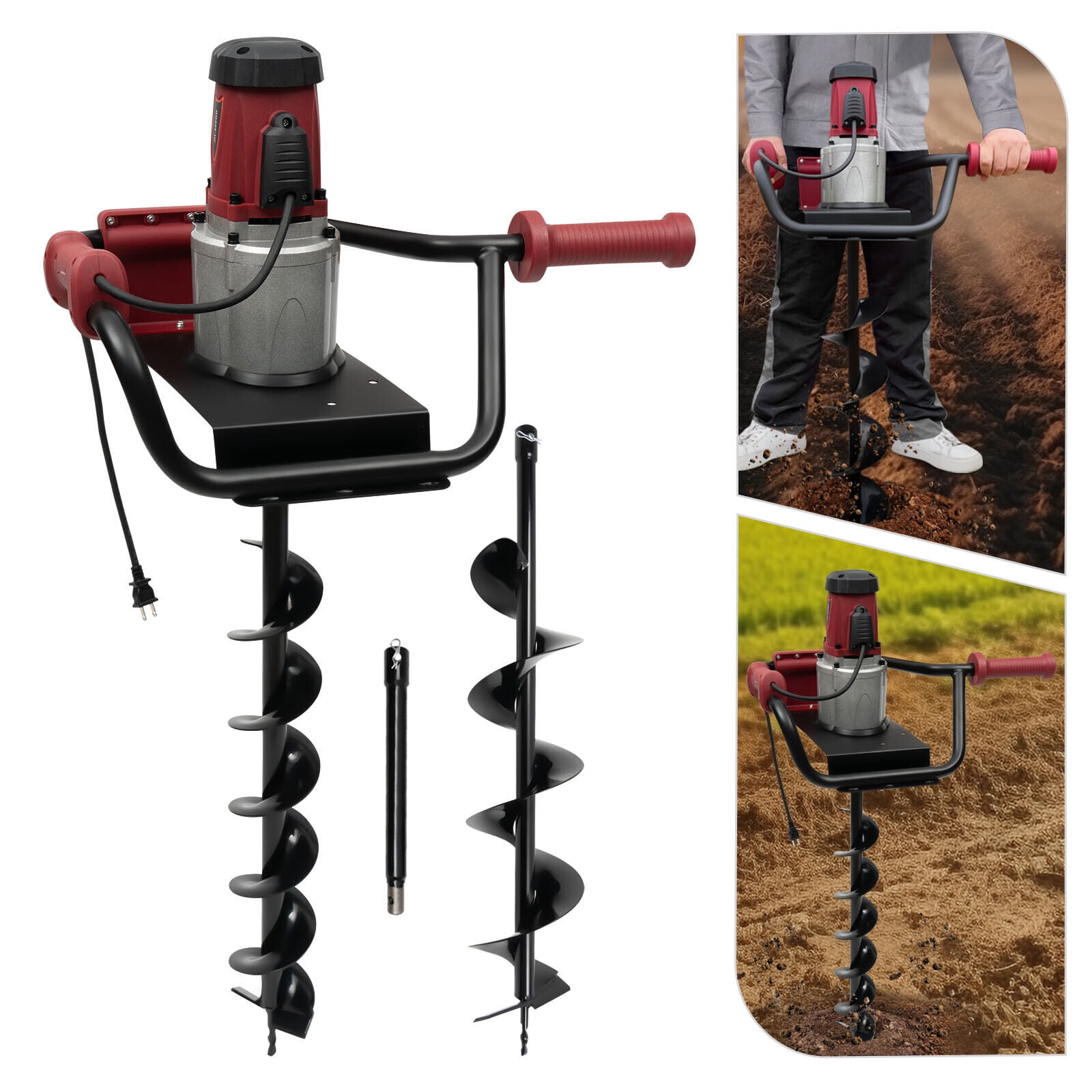 Miumaeov Electric Post-Hole Digger Post Hole Digger Electric Auger ...