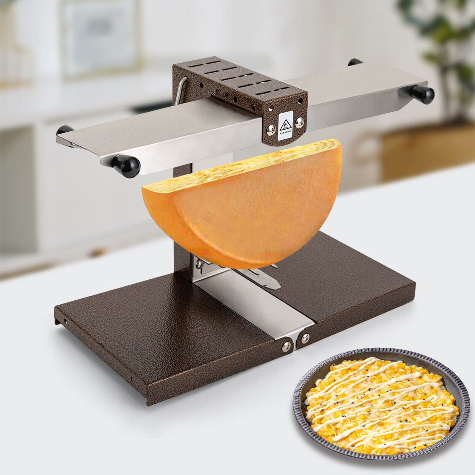 Miumaeov Electric Raclette Cheese Melter Cheese Hot Melting Machine ...
