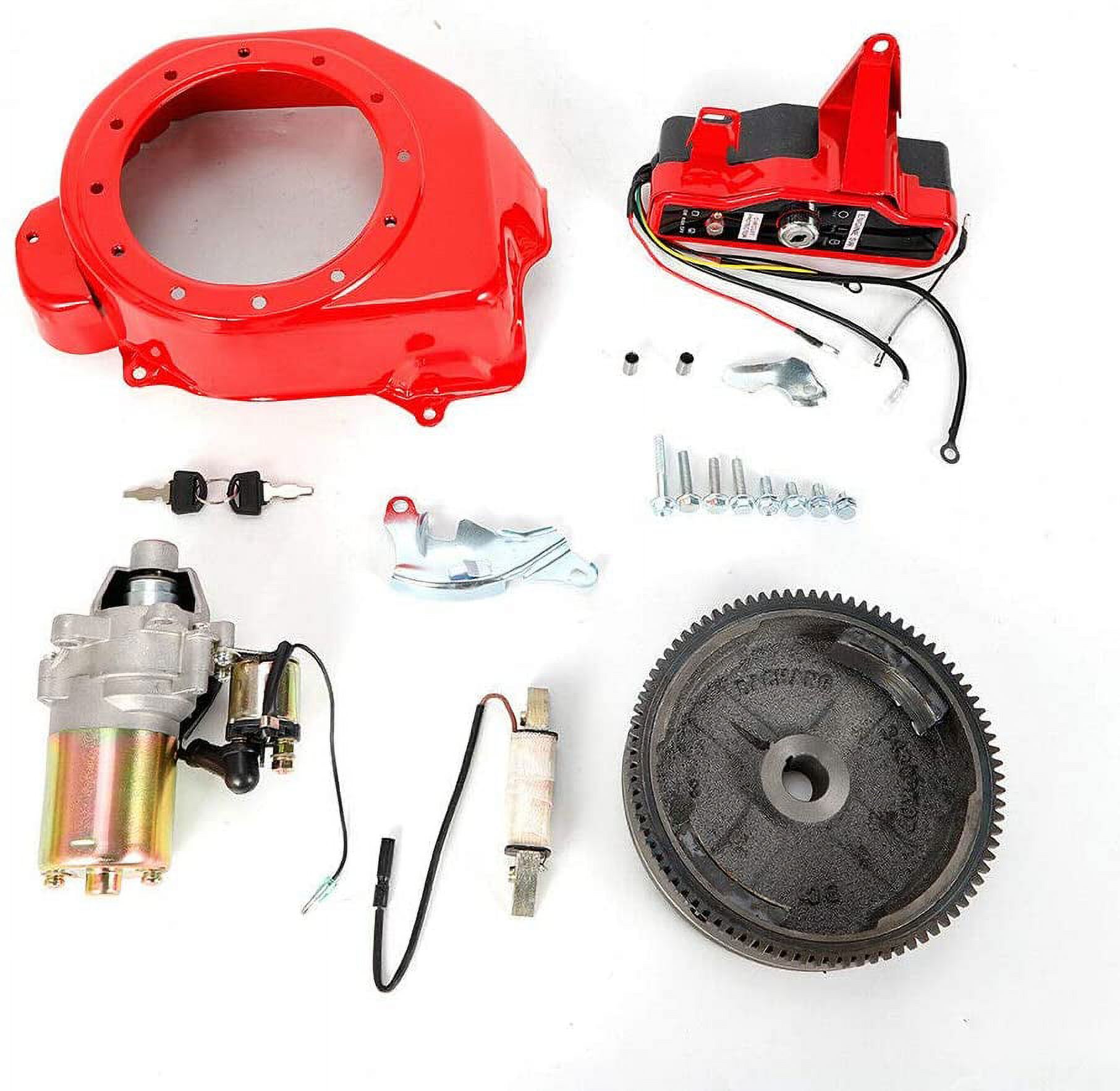 Miumaeov Electric Starter Motor Kit Flywheel Charging Coil For Honda ...