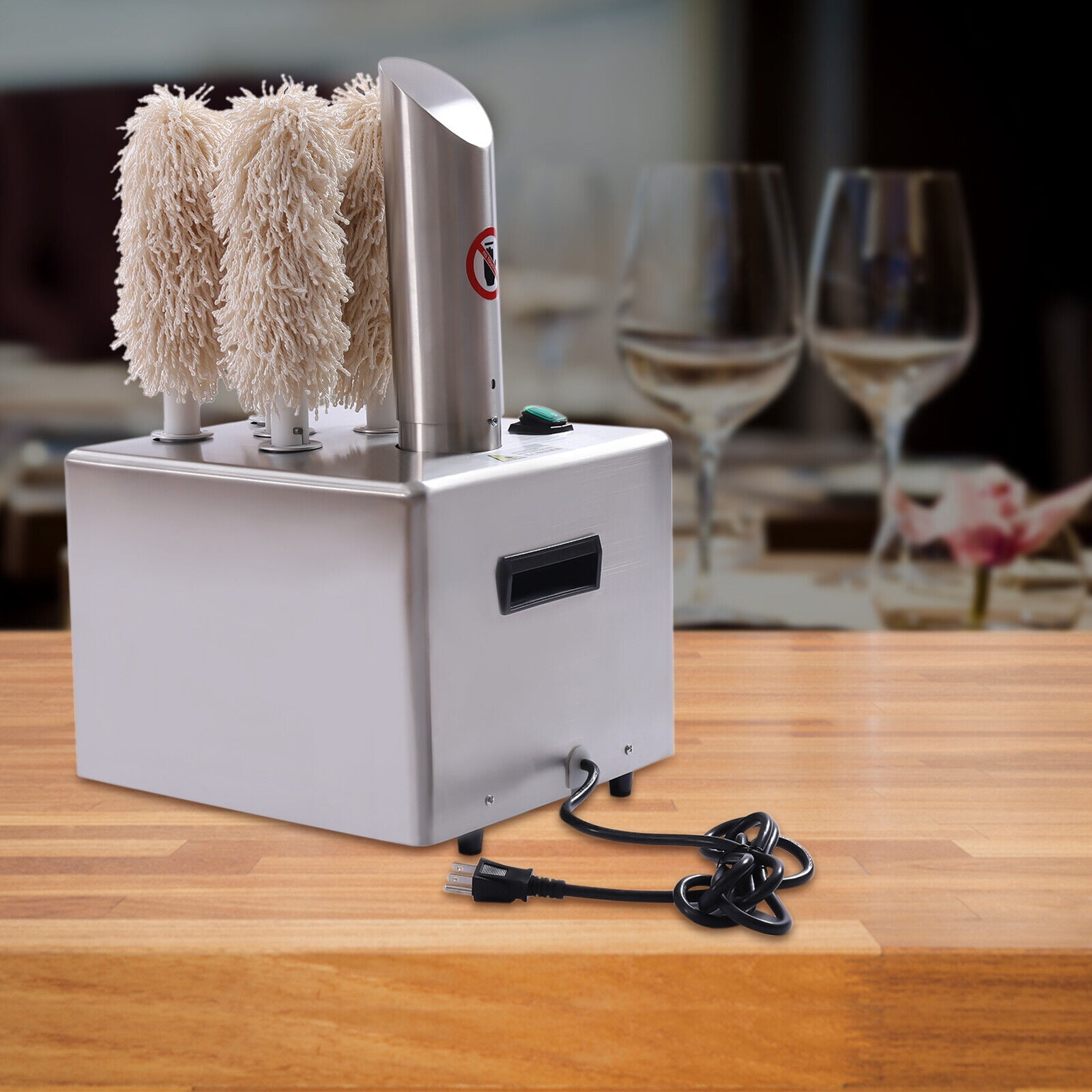 Miumaeov Electric Winery Wine Glass Polishing Machine with 5 Polishing ...