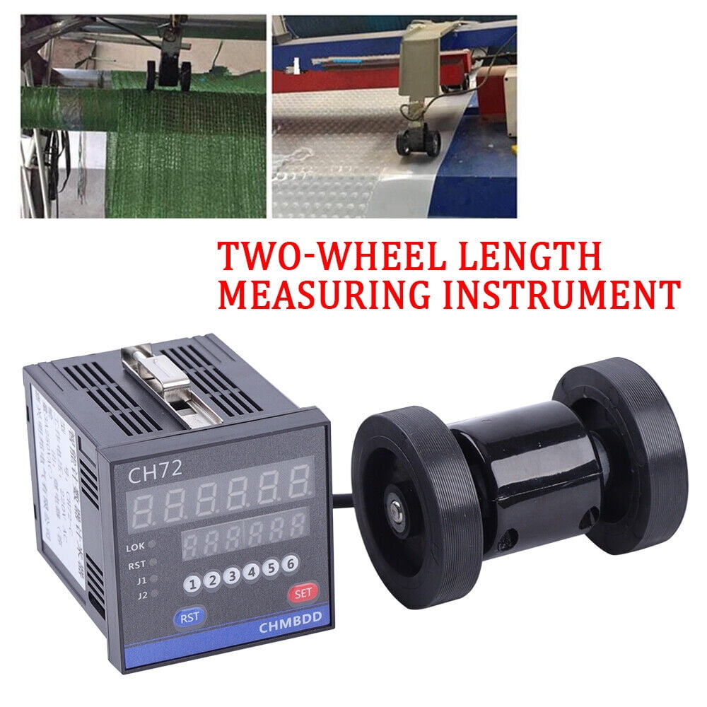 Miumaeov Electronic Digital Meter Length Counter Meter 2-Wheel Roll ...