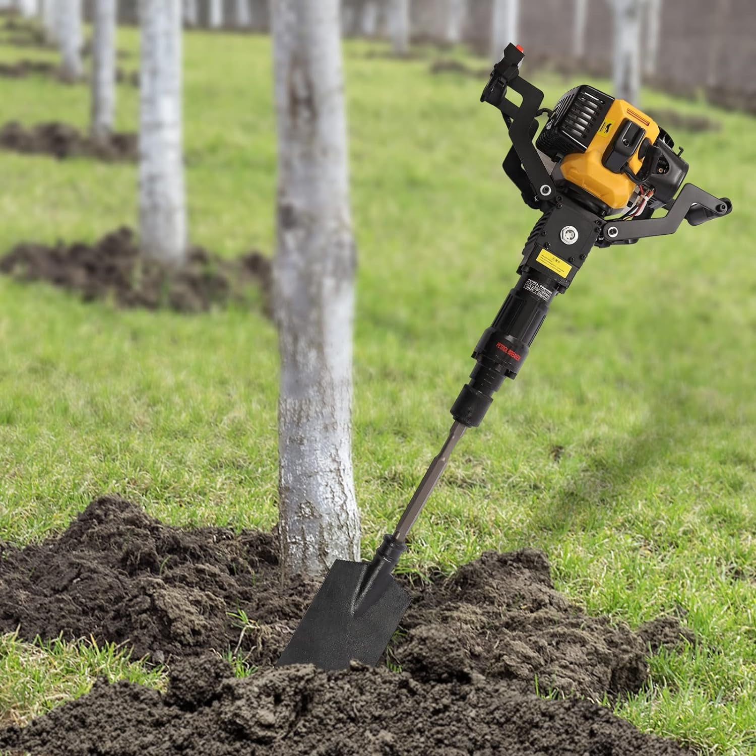 Miumaeov Excavator Garden Tree Digger 33CC 2-Stroke Air-Cooled Digging ...