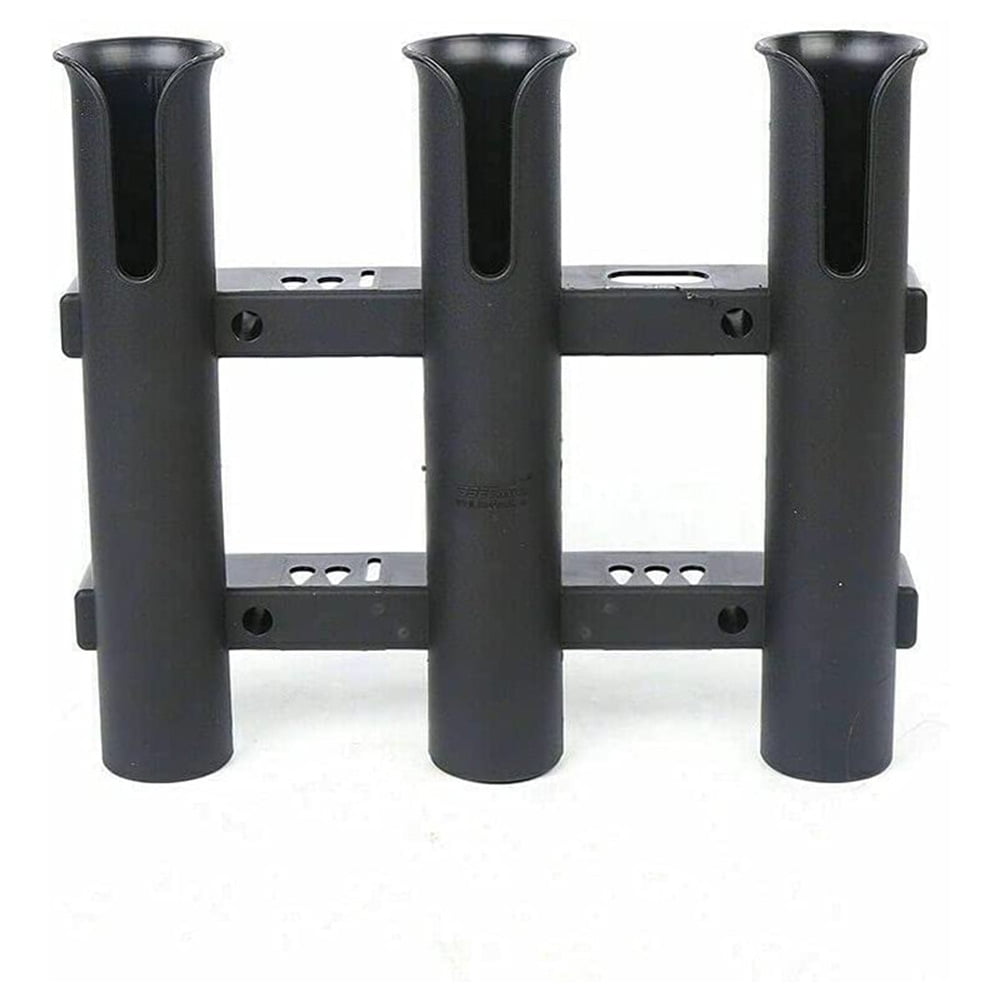 Miumaeov Fishing Rod Holder Bracket 3 Pole Plastic Fishing Rod Holder ...