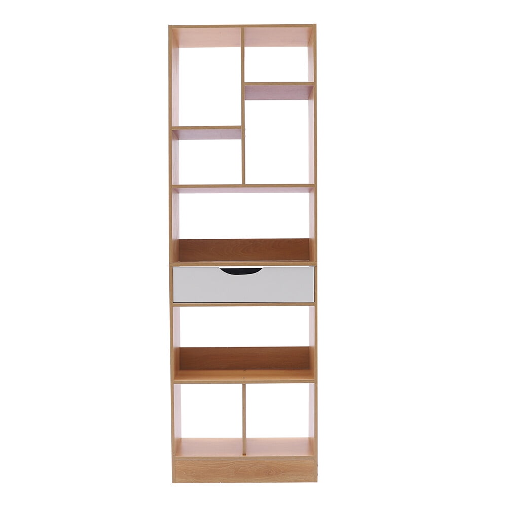 Miumaeov Floorstanding Multi-tier Bookshelf Nordic Style Storage ...