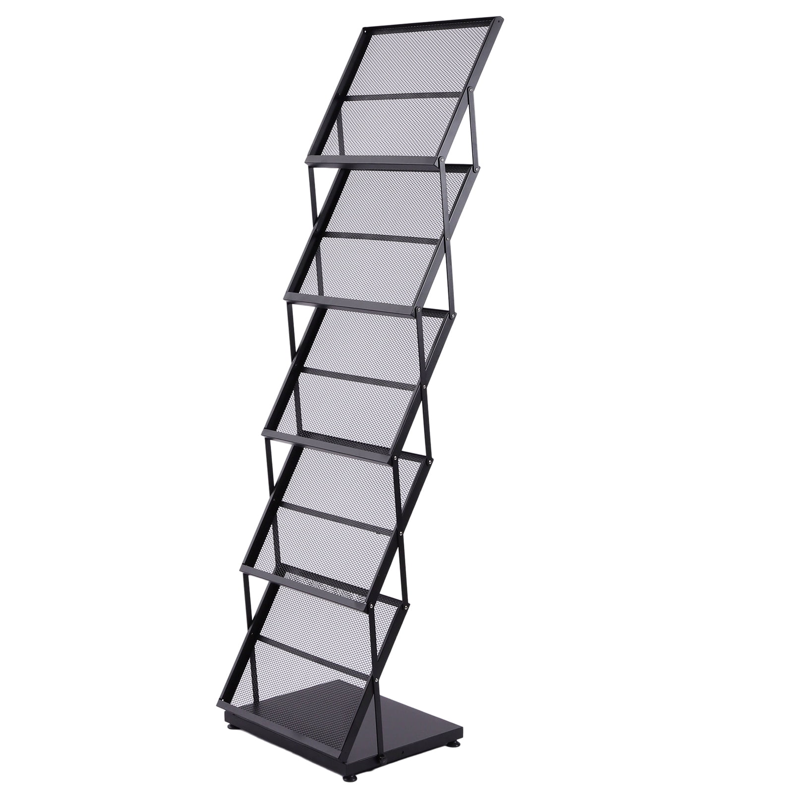 Miumaeov 5-Layer Foldable Metal Vertical Document Shelves, Office ...