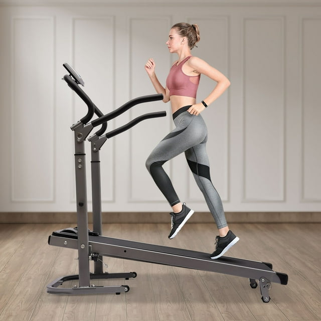 Miumaeov Foldable Running Machine Treadmill with Incline, Portable ...