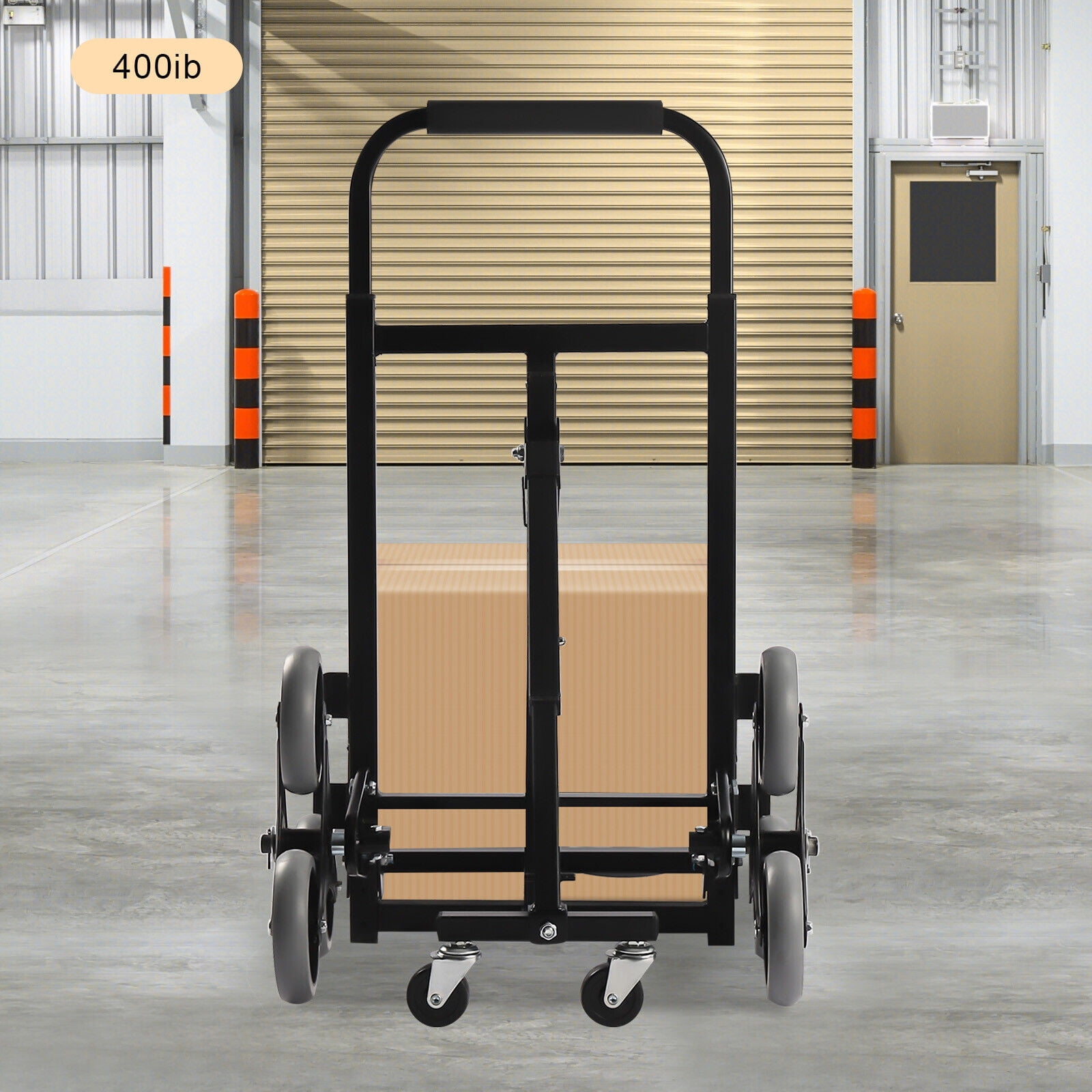 Miumaeov Folding Hand Truck 400/500 Lbs Dolly Cart Heavy Duty Steel ...