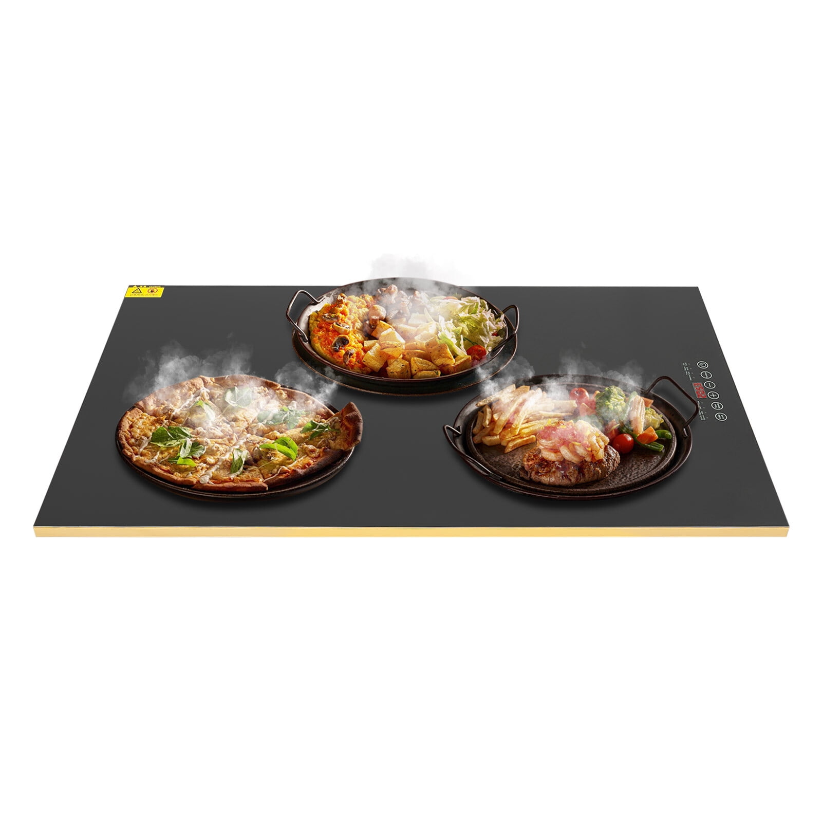 Miumaeov Food Warmer Plate 110V 400W Electric Warming Tray with Smart ...