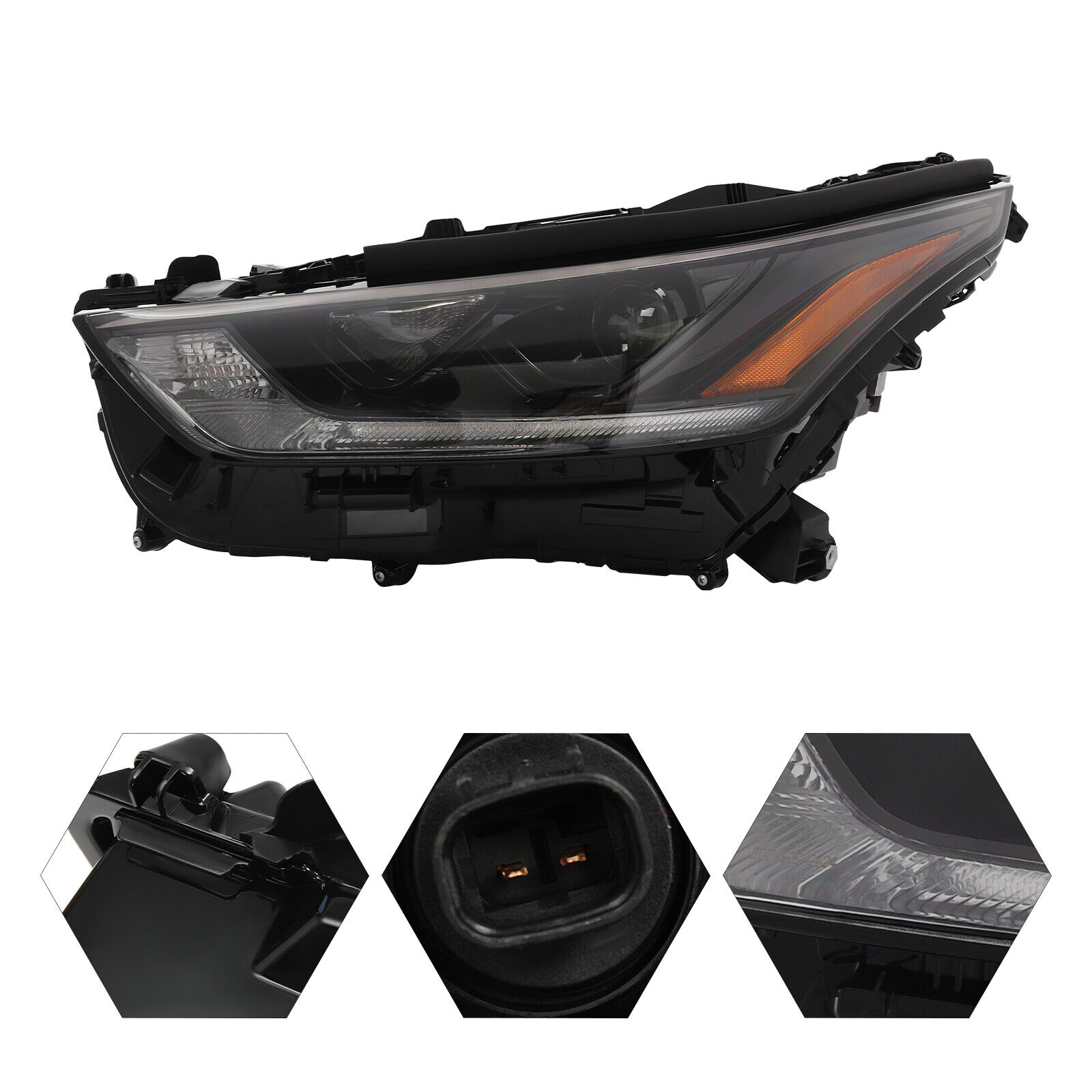 Miumaeov For 2020 2021 2022 Toyota Highlander Left Headlight Driver ...