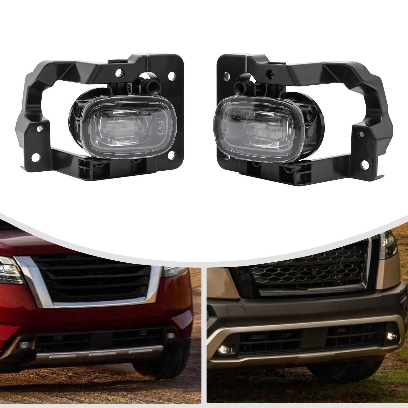 Miumaeov For 2023 2024 Nissan Pathfinder LED Fog Lights Front Bumper ...